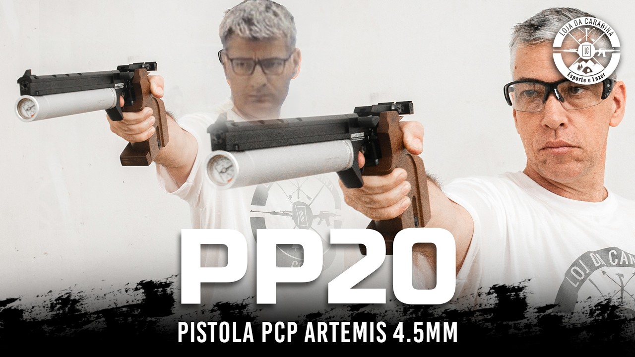 Pistola PCP Olímpica Artemis PP20 4.5mm (Snowpeak PP20) - YouTube