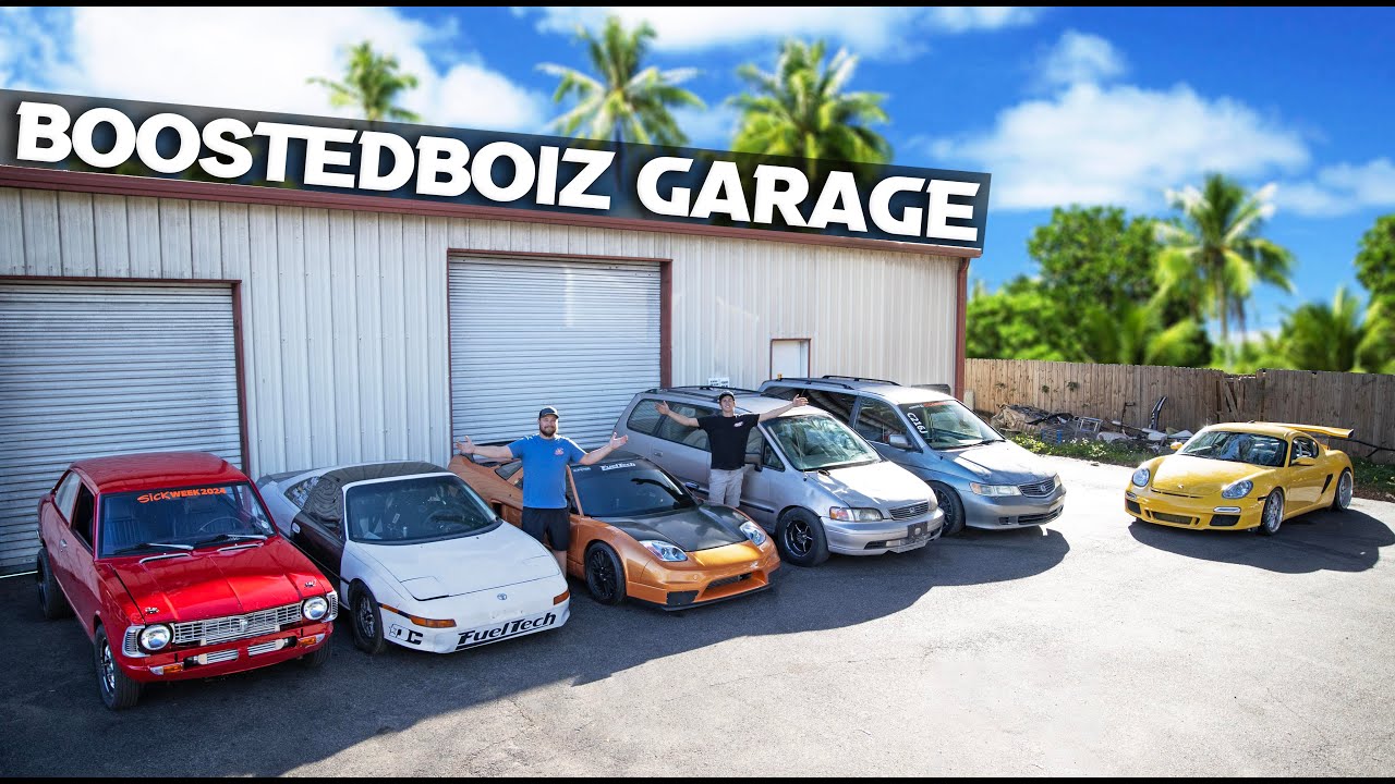 BoostedBoiz INFAMOUS Car Collection + Garage Tour (Record Holding ...