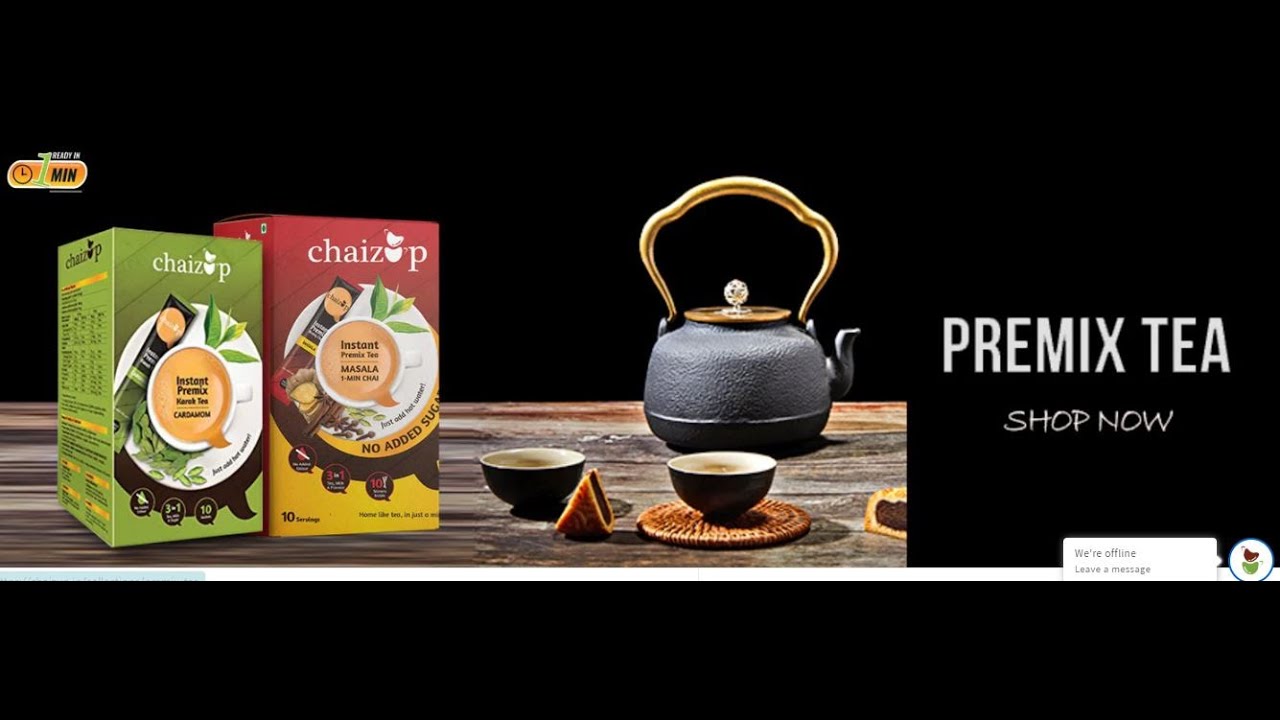 Chaizup The Leading Global Premix Tea Brand Instant 1 Min Chai - YouTube