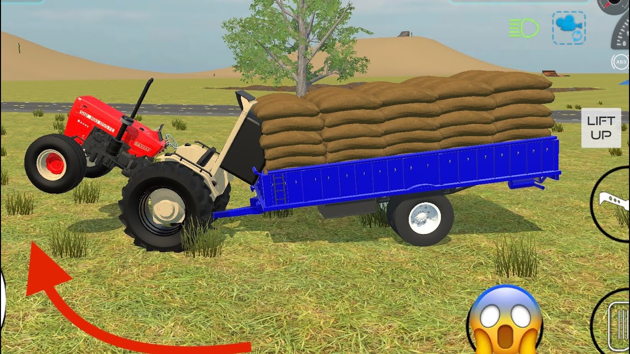 Tractor trolley off roading | Tractor off roading game video | beamng ...