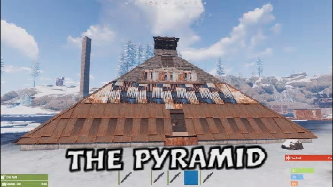 The Pyramid - Custom Base Design - Rust: Console Edition - YouTube