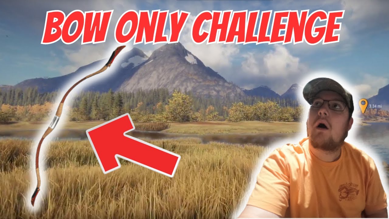 I did a bow only CHALLENGE in hunter call of the wild 😱 - YouTube