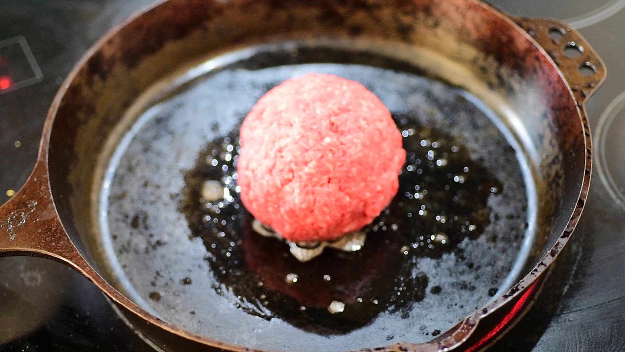 Smithey Ironware SmashBurger Steak - YouTube