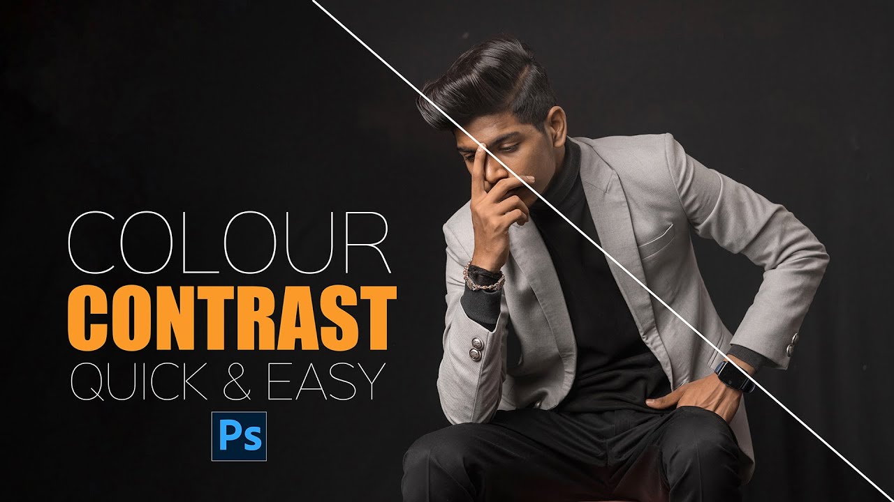 Creat Colourful Contrast qucik & easy in Photoshop with 2 blend mode # ...