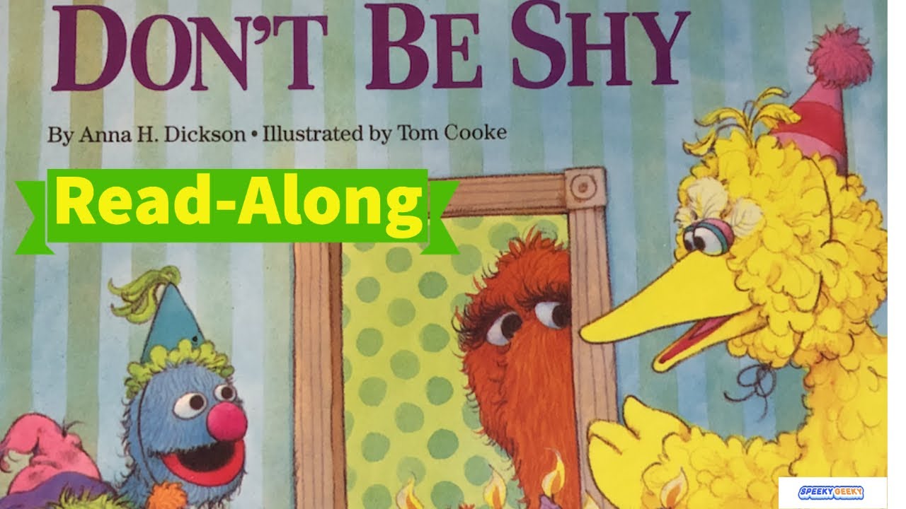 Sesame Street "Dont Be Shy" Classic Read-a-long book - YouTube