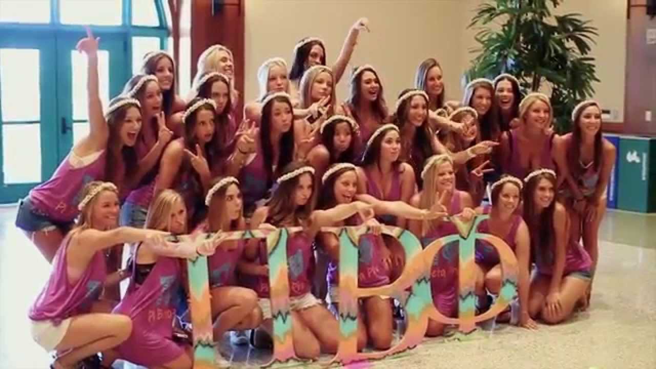 SDSU Panhellenic Bid Day 2014 - YouTube