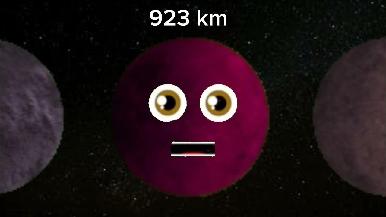Dwarf Planet Candidates Size Comparison Fun Song Youtube