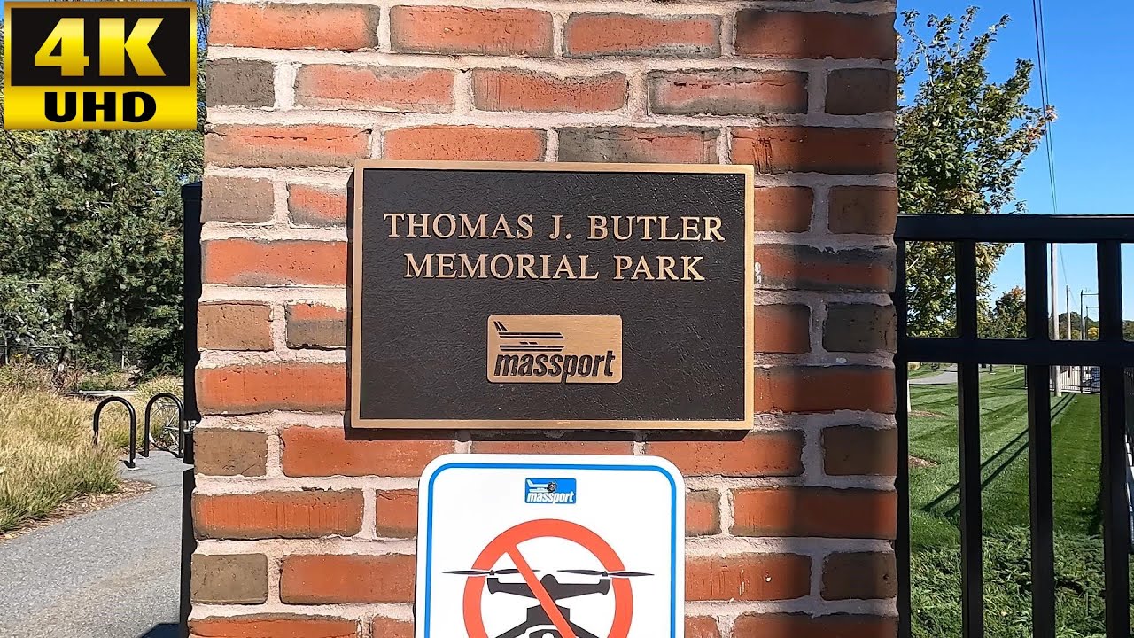4K Walk in Massachusetts - Thomas J Butler Memorial Park - YouTube