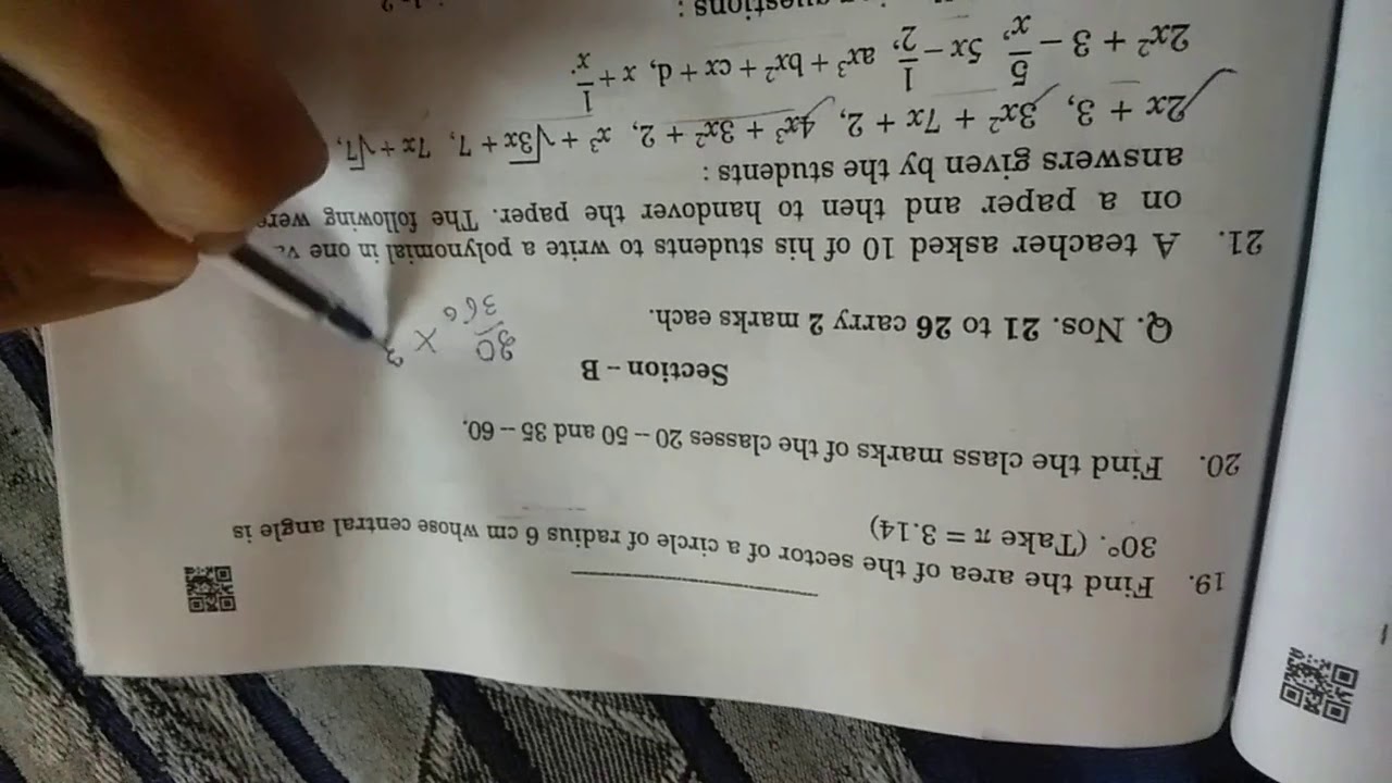 Class 10 Math Standard Mcq Solutions....2020 Board - YouTube