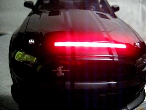 Kitt 3000 Shelby Mustang GT 500 KR 118 LED Knight Rider - YouTube