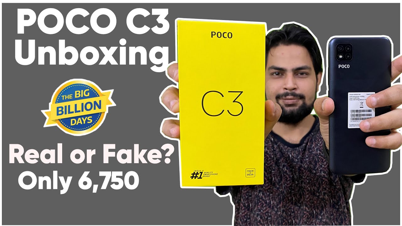 POCO C3 Unboxing | Review in 2021 | Is is worth to buy POCO C3 in 2021 ...