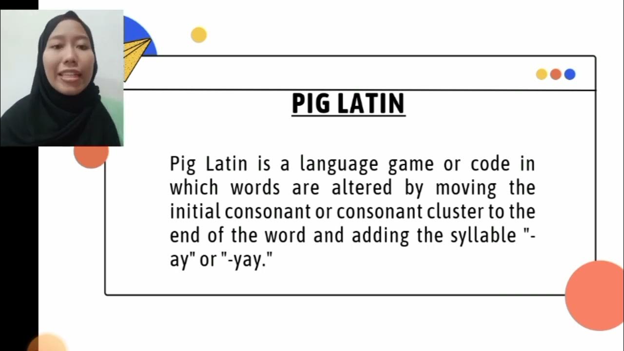 The Principles of Morse Code and Pig Latin - YouTube