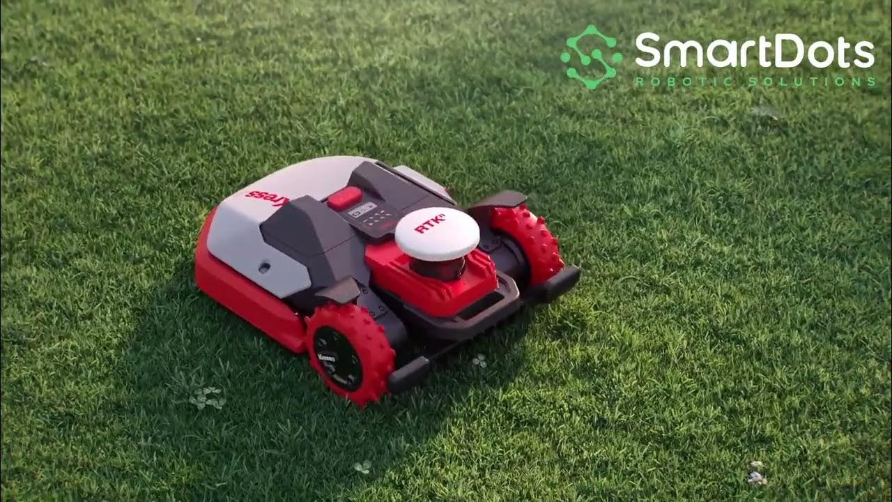 Introducing the Future of Lawn Care: The Kress Robotic Mower with RTKn Technology - YouTube