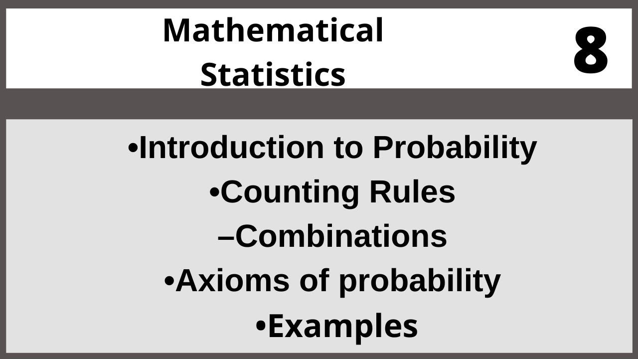 Permutation|Combinations|Probability Mathematical Statistics Sta365 ...