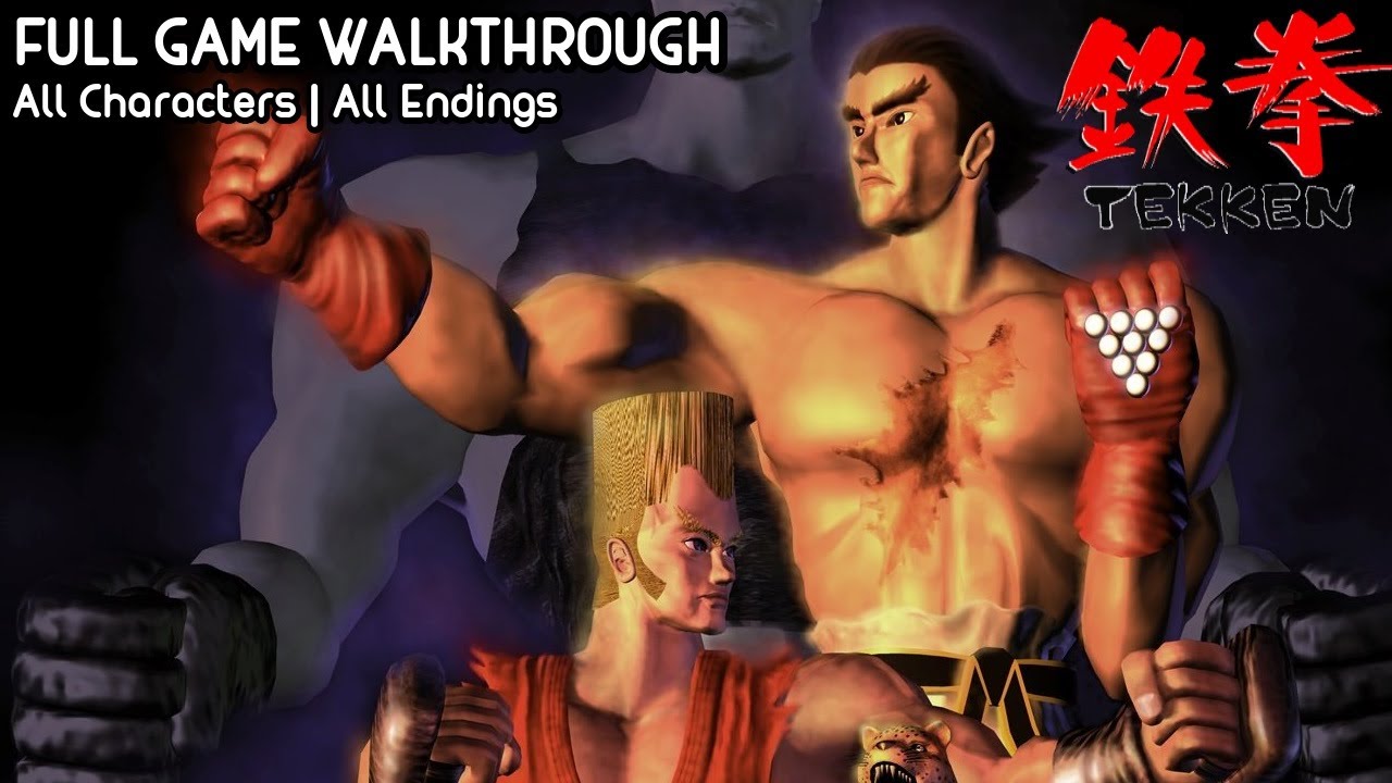 TEKKEN | FULL GAME Walkthrough | All ENDINGS | All Playable Characters ...
