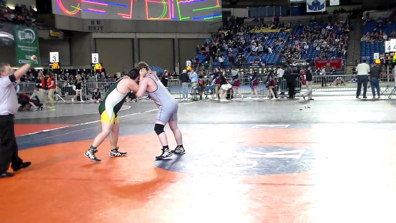 Auburn Trojans Wrestling- Jacob Apodaca 285lbs- 3A 2015 State Semi ...