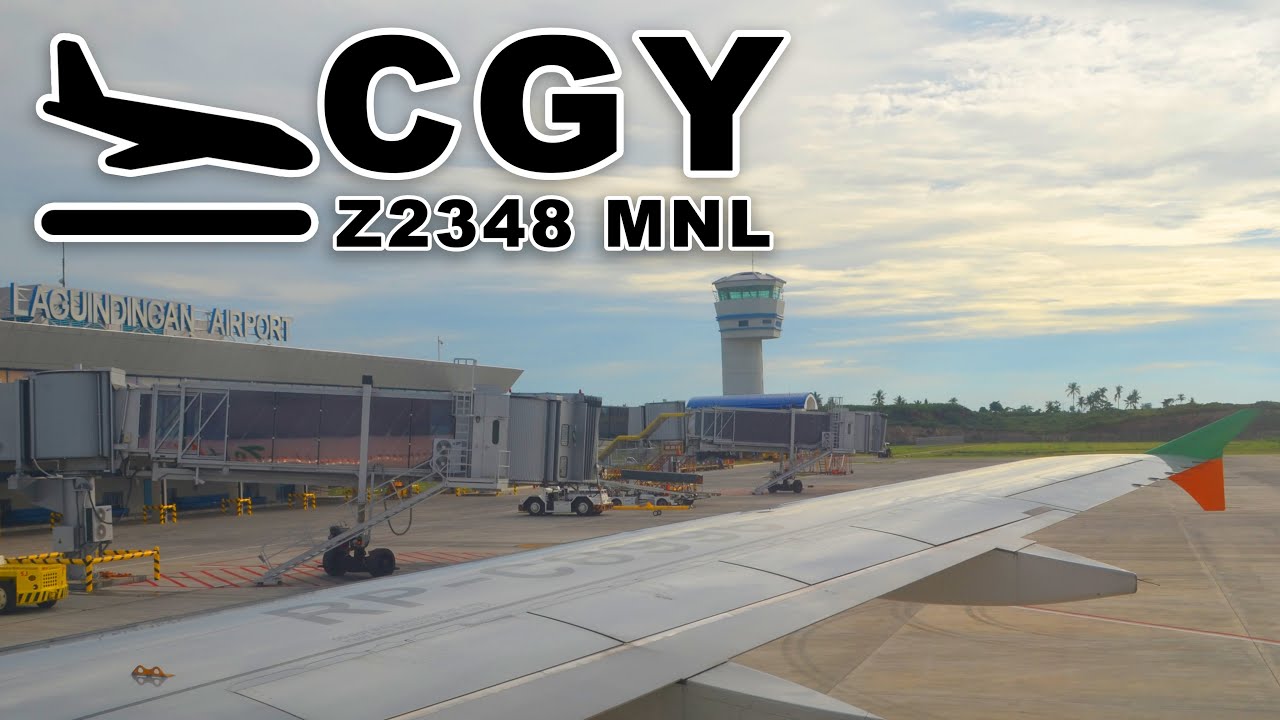 Landing at Laguindingan Airport CGY | ZEST AIR FLT Z2 348 - YouTube