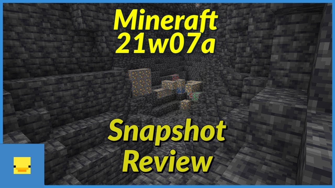 Minecraft 21w07a Snapshot Review! GRIMSTONE, NEW ORE Textures ...