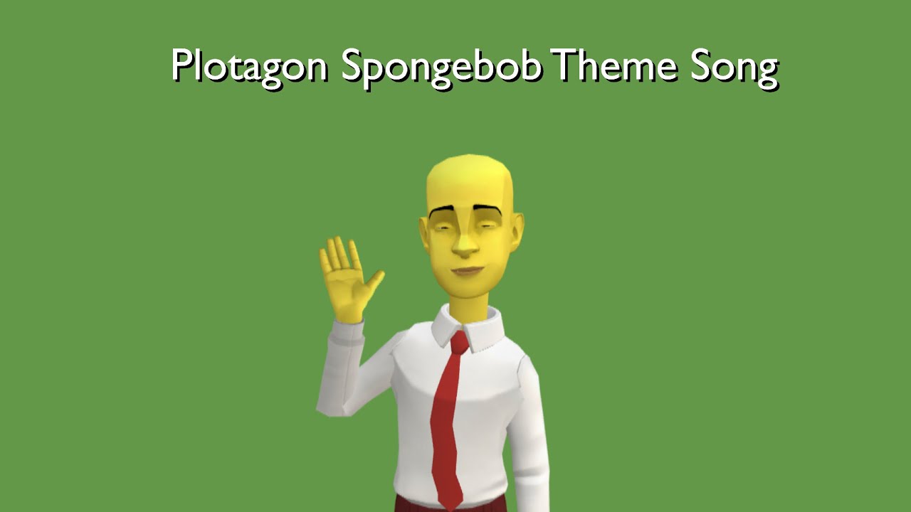 SpongeBob Plotagon Theme Song - YouTube