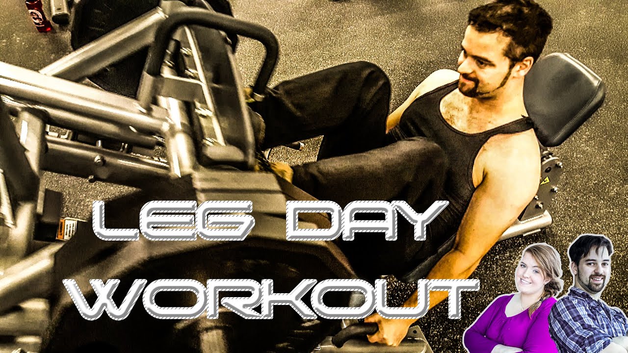 LEG DAY Workout Routine AT THE GYM - week 2 - YouTube