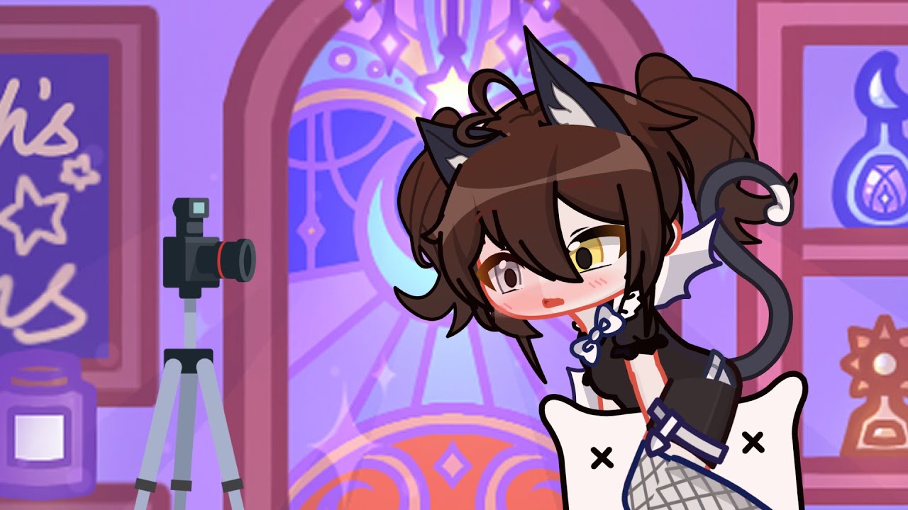 She have fun in front of the camera // gacha heat ? Gacha life - YouTube