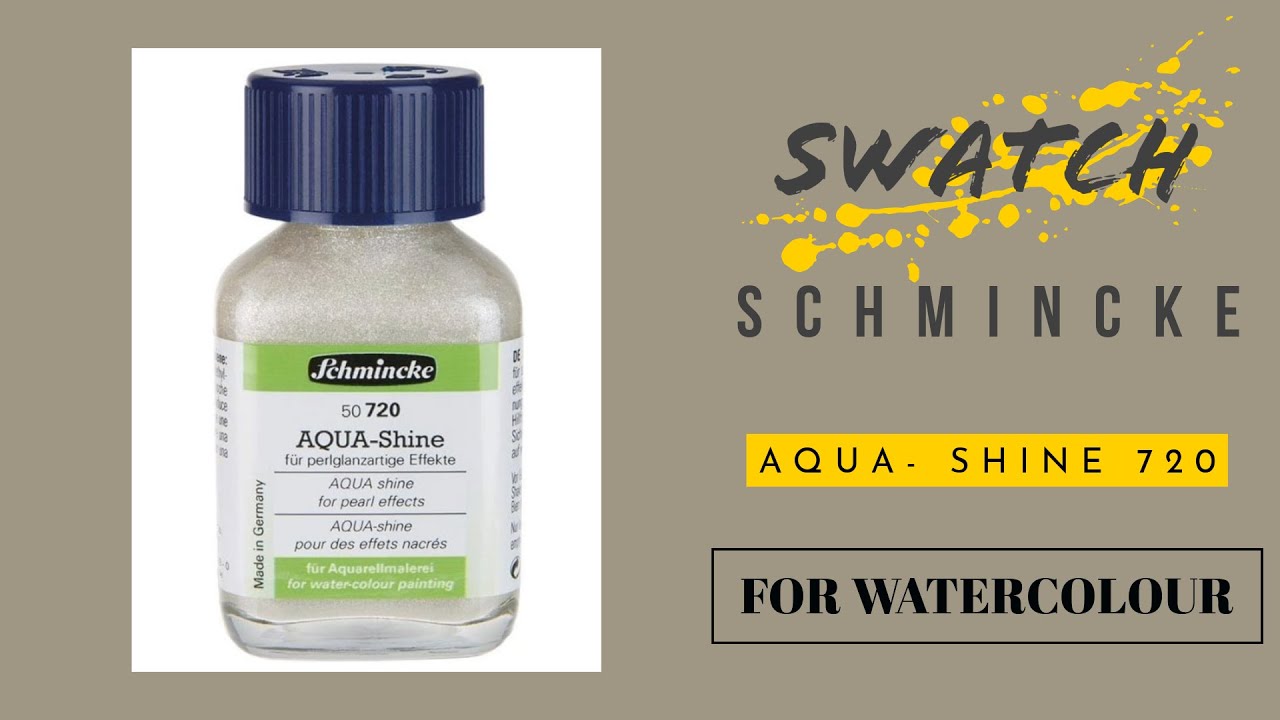 [SWATCH] Schmincke Aqua Shine for watercolour - YouTube