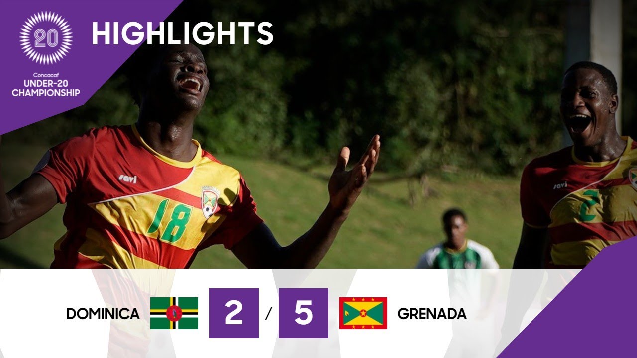 Concacaf Under-20 Championship - Dominica vs Grenada - YouTube