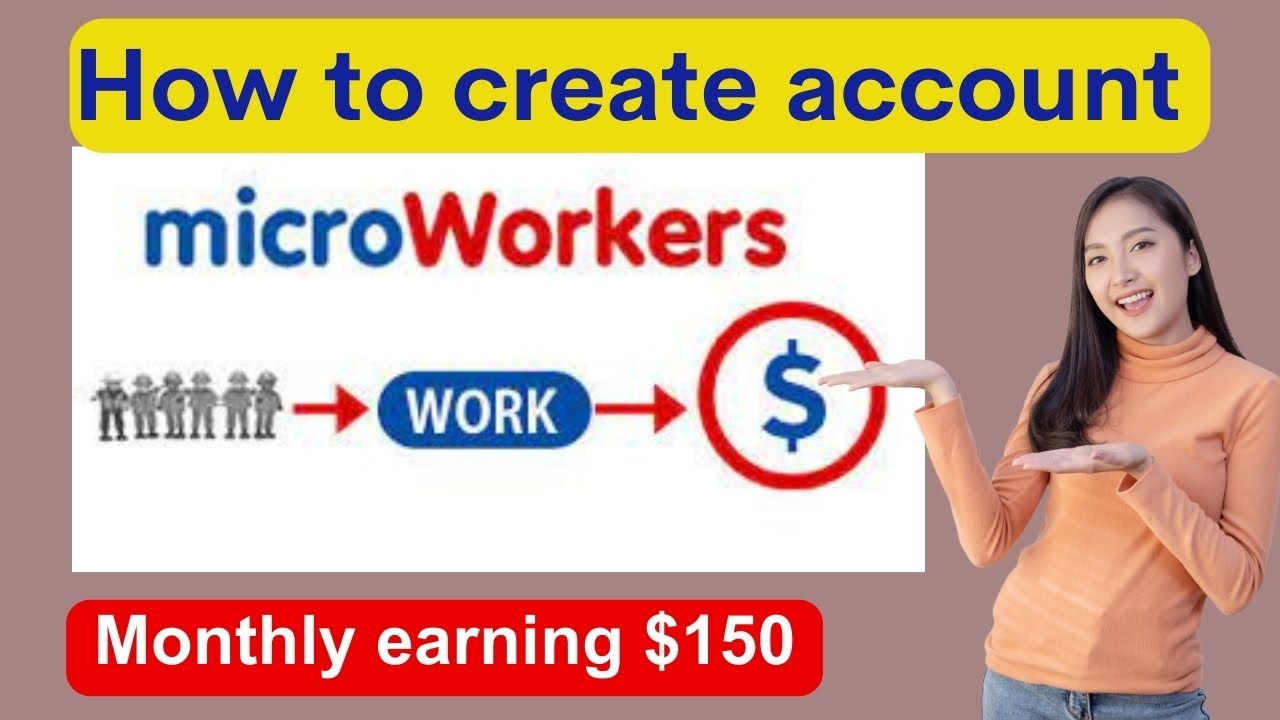 How to create account in micro workers | work from home | job hunt bong ...