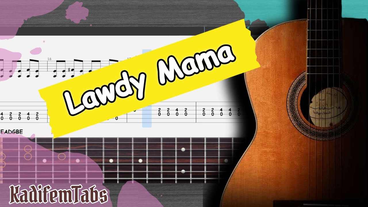 Eric Clapton - Lawdy Mama | Fingerstyle Guitar Tabs - YouTube