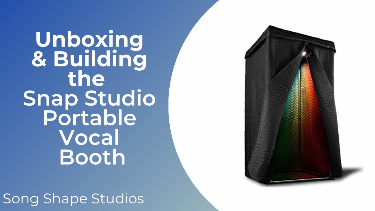 Unboxing and Building The Snap Studio Portable Vocal Booth - YouTube