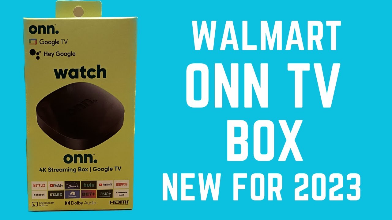 WALMART ONN ANDROID TV BOX (New for 2023) - YouTube