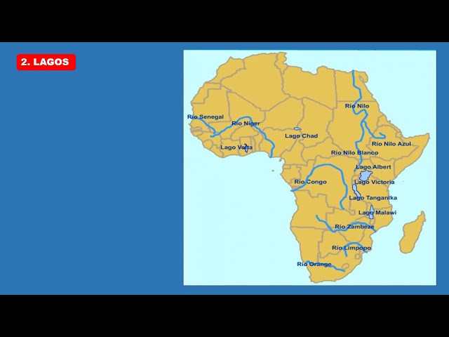 Mapa Del Lago Victoria, áfrica