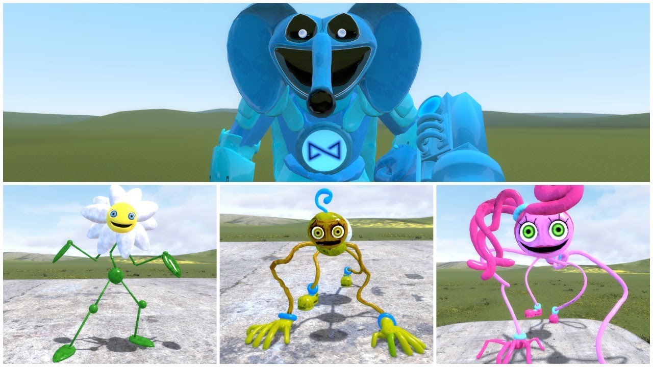 ALL POPPY PLAYTIME CHAPTER 3 CHARACTERS In Garry's Mod - YouTube