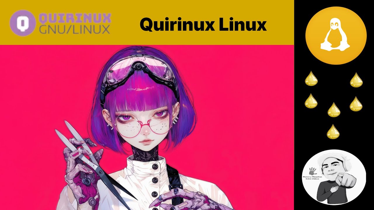 Quirinux GNU/Linux Animación ilimitada - YouTube