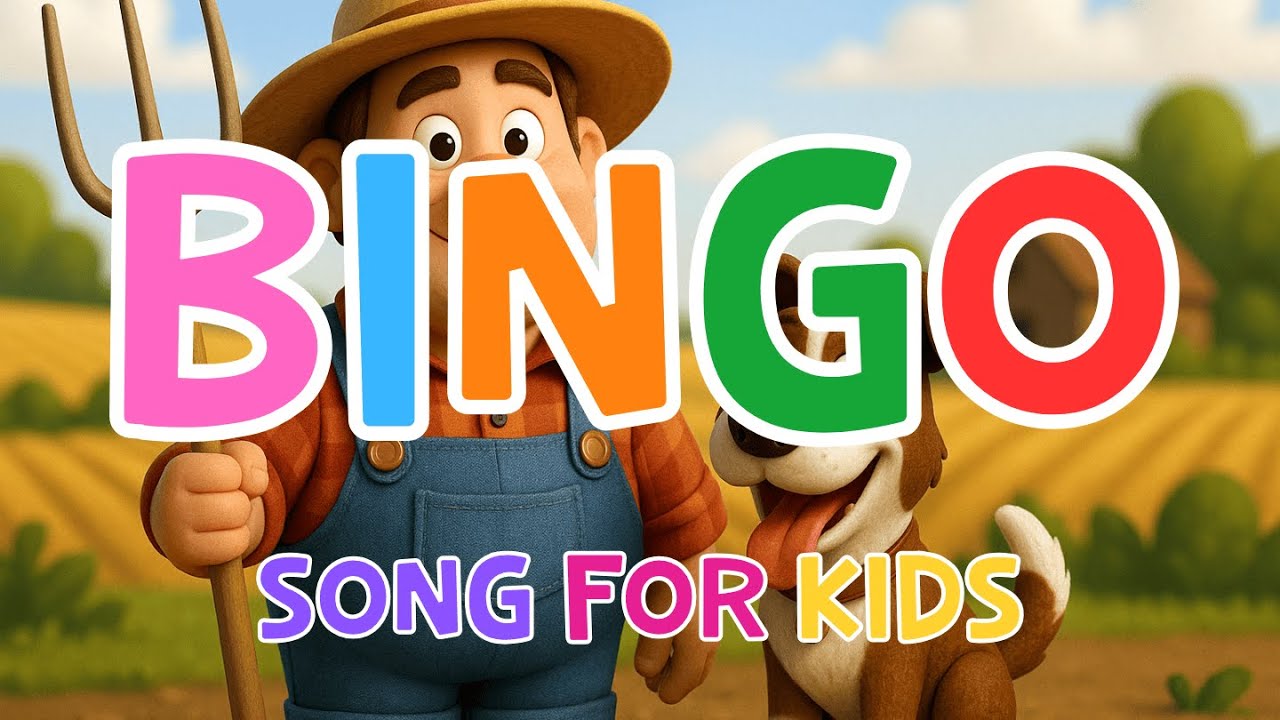 BINGO Song for Kids | Classic Nursery Rhyme Sing-Along | 4K - YouTube
