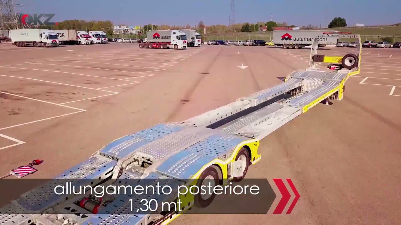 Semirimorchio carrellone VEGA modello SOCCORSO STRADALE - YouTube