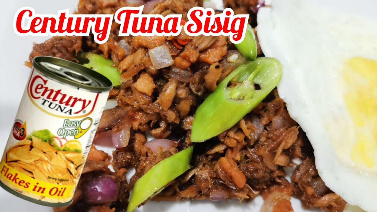 CENTURY TUNA SISIG | Easy Recipe | Cheap Menu | Gane's Cook Room - YouTube