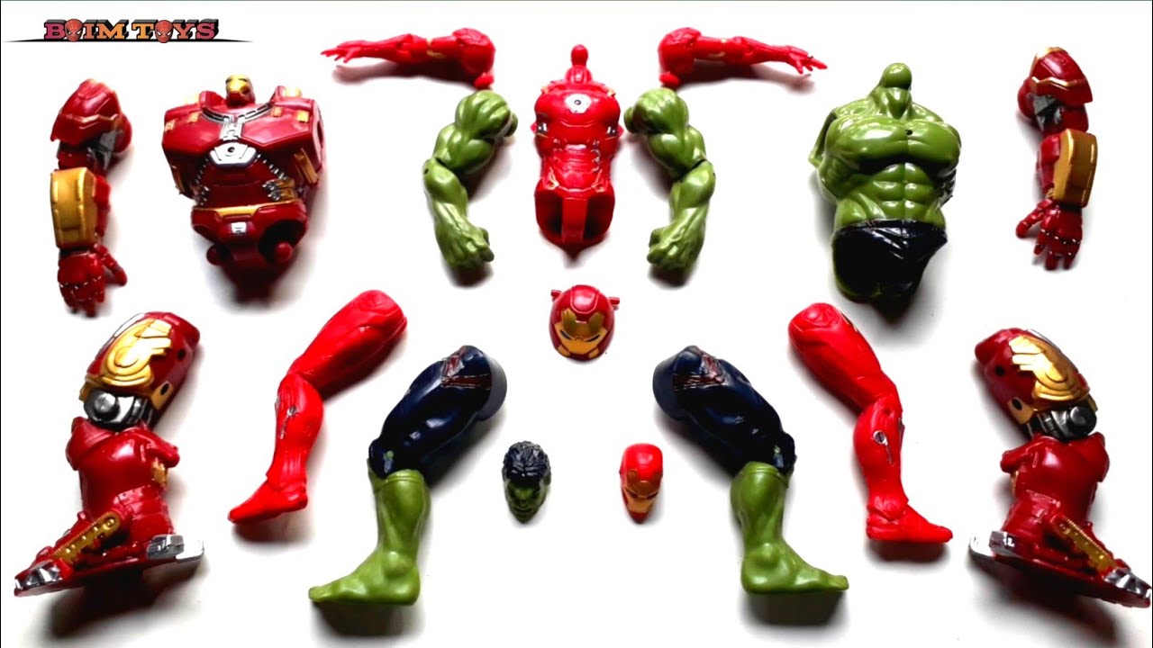 UNBOXING AVENGERS! Merakit Mainan Hulk Smash Vs Iron-Man Vs Hulk Buster ...