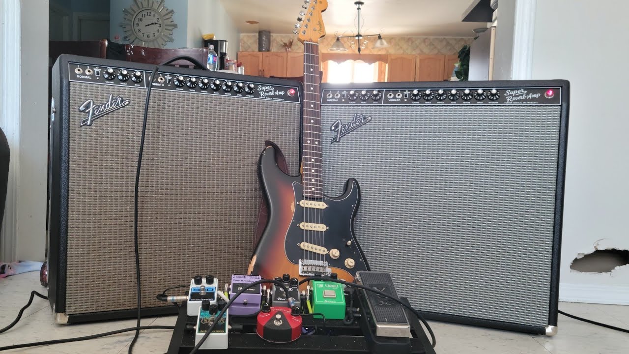 Tone Master Super Reverb and Tube Super Reverb side by side comparison ...