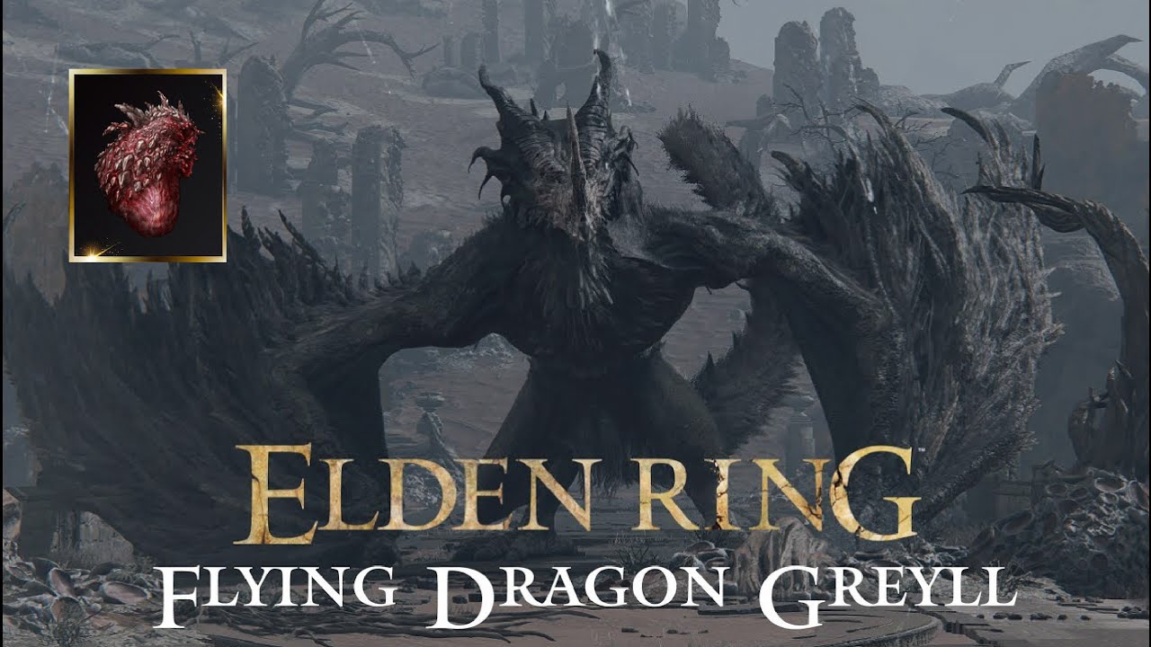 Elden Ring | Flying Dragon Greyll | Dragon Boss Fight | Soulsborne Game ...
