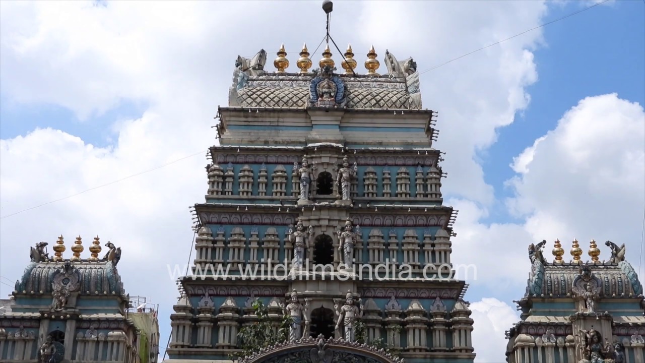 Sri Dharmaraya Swamy Temple in Karnataka - a virtual tour - YouTube