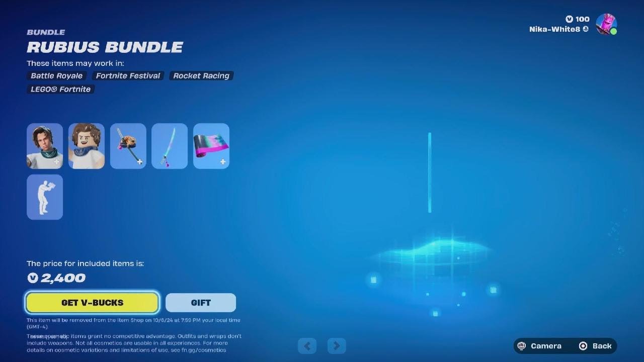 New Rubius Bundle Sept 25th Fortnite Youtube