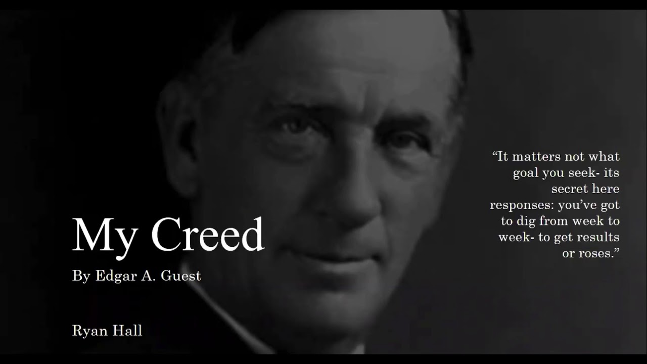 “My Creed” Poem Analysis Project - YouTube