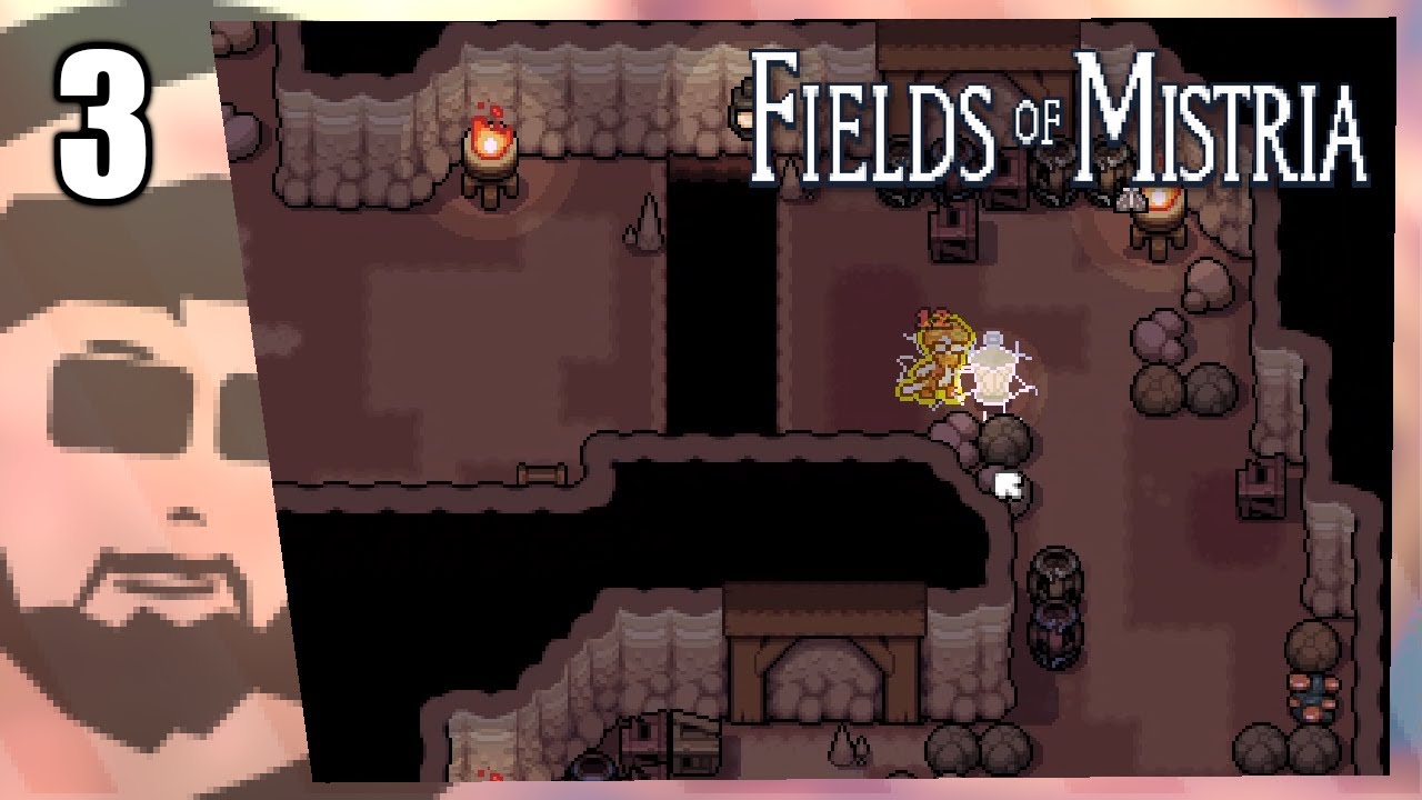 The mines, bridge building, and cat! | Fields of Mistria | Part 3 - YouTube