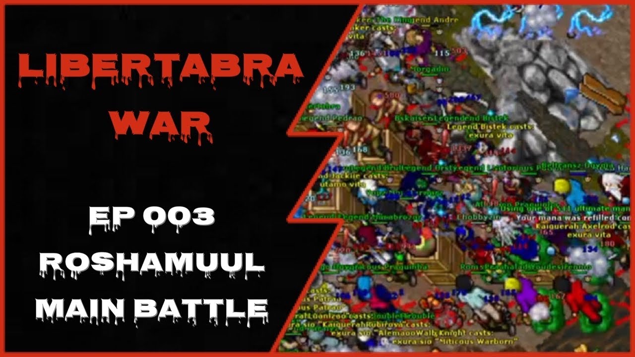 LIBERTABRA RETRO HARDCORE WAR TIBIA 2021 - EP 003 ROSHAMUUL MAIN CHAR ...
