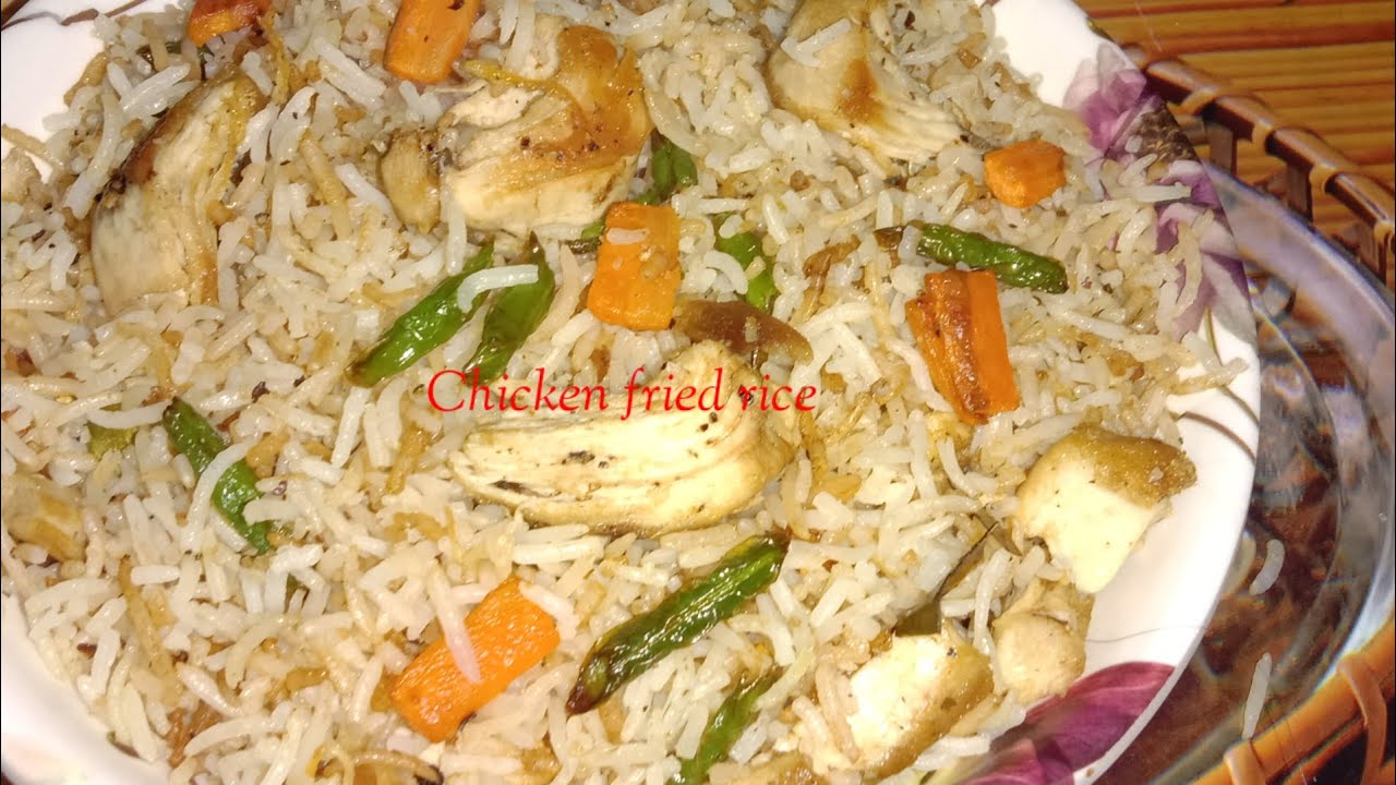 Chicken fried rice || Anjana's Kitchen - YouTube