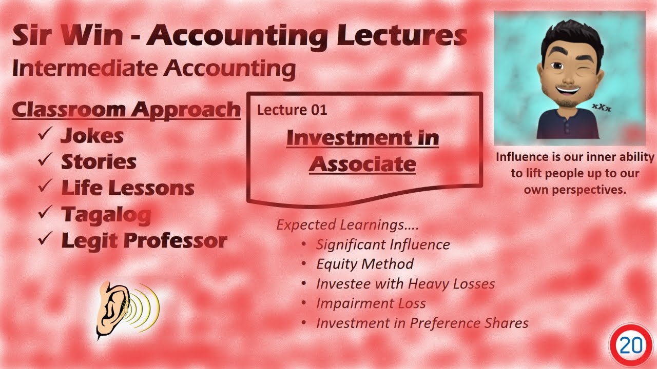 Lecture 01: Investment in Associate. Investment Accounting ...