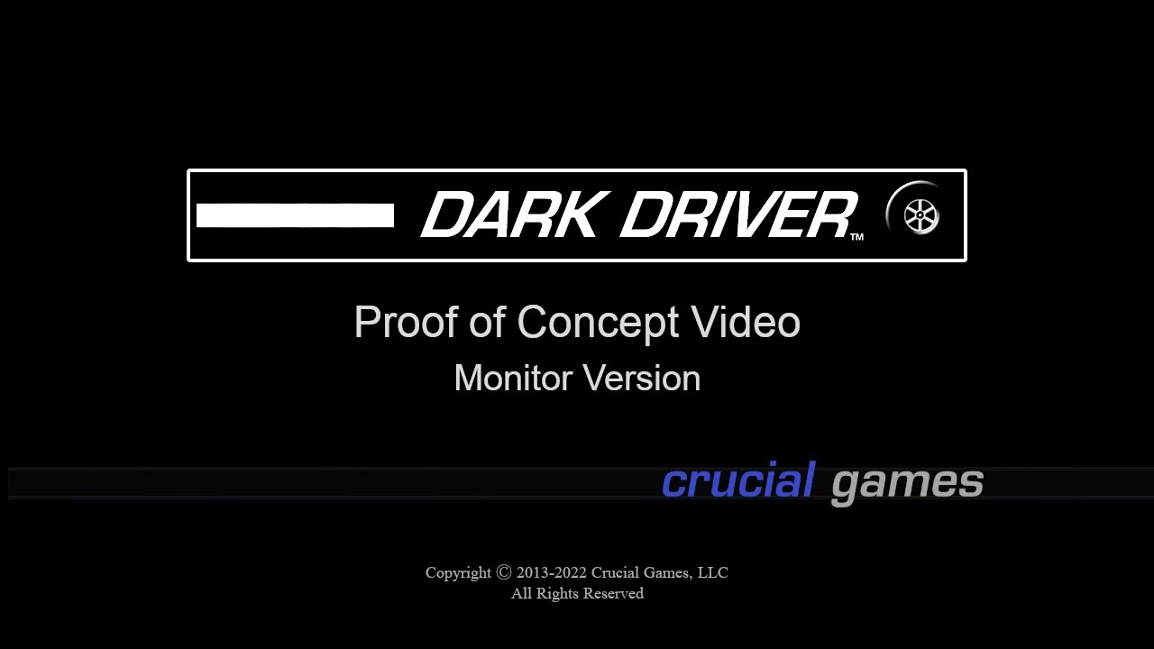 Dark Driver Proof of Concept Video - Monitor Version - YouTube
