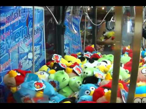 Angry Birds claw machine Part two Details on giveaway! - YouTube