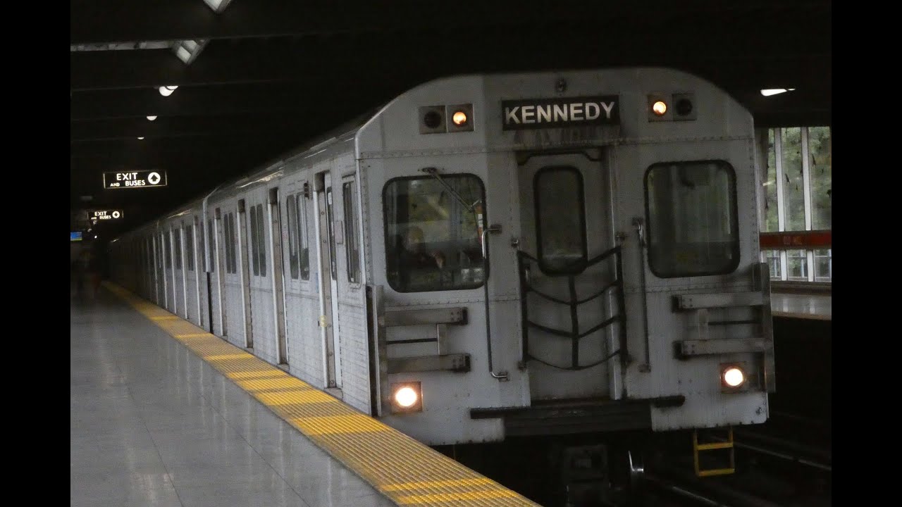 TTC T1 Arriving + Departing Main Street Station - YouTube